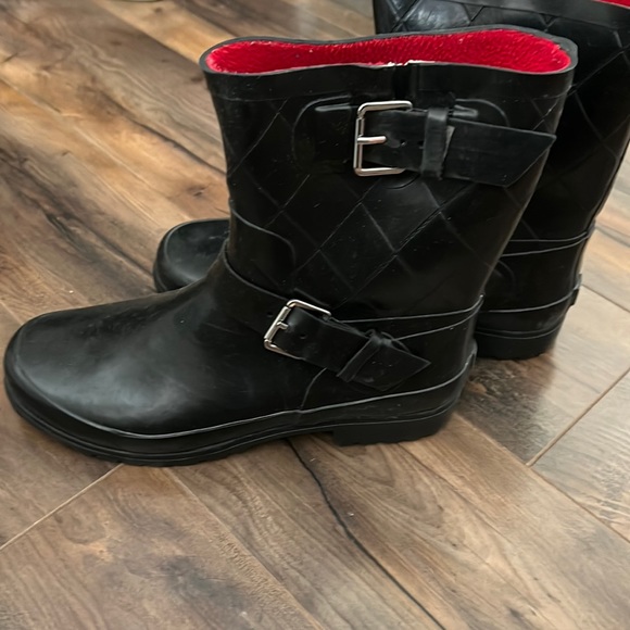 Sperry | Shoes | Speedy Falcon Black Quilted Rain Boot | Poshmark